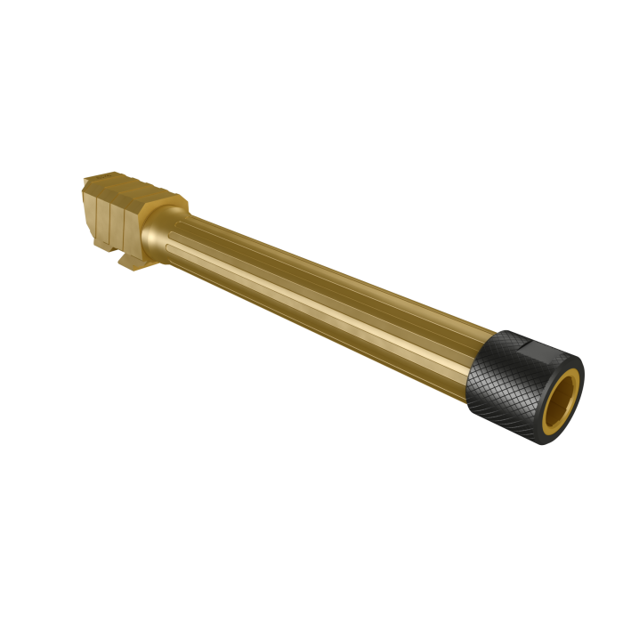 FULL SIZE PVD THREADED FLUTED BARREL FOR TP9 SFX, TP9 SFL